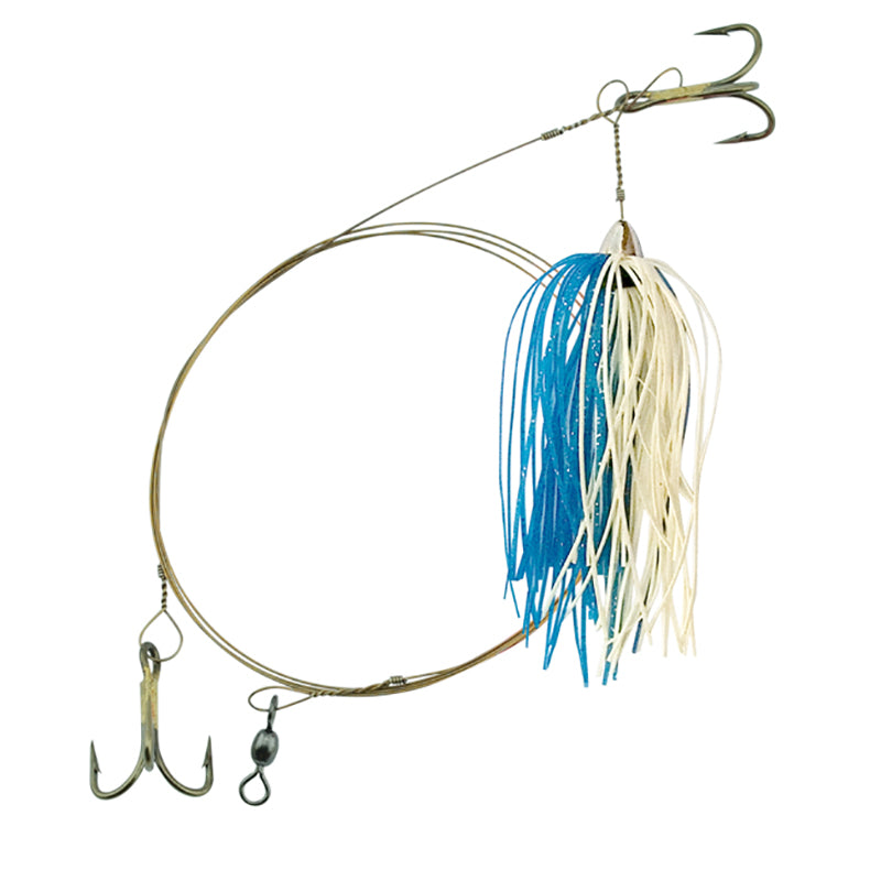 AFW King Buster Pro Rig 1/8Oz 3Ft #4 Tre Blu/Wht